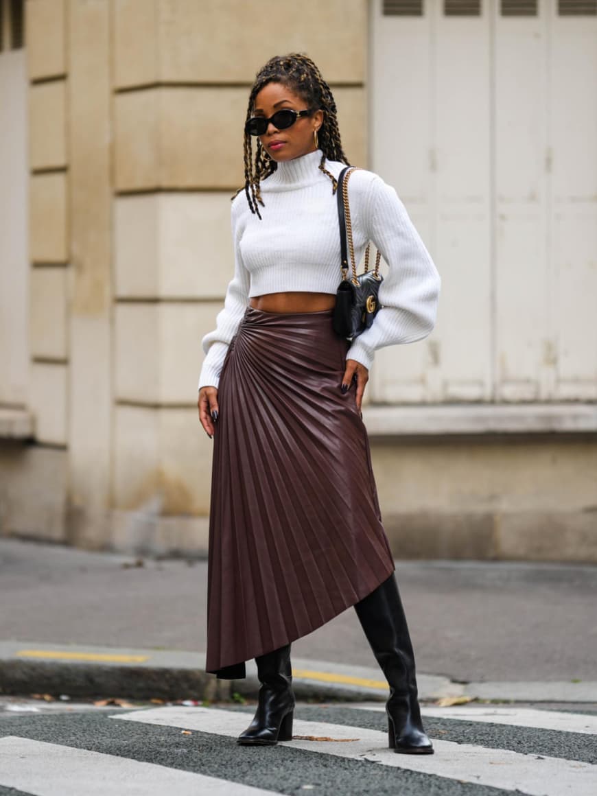 Lederrock kombinieren: Die besten Tipps und Outfit-Ideen